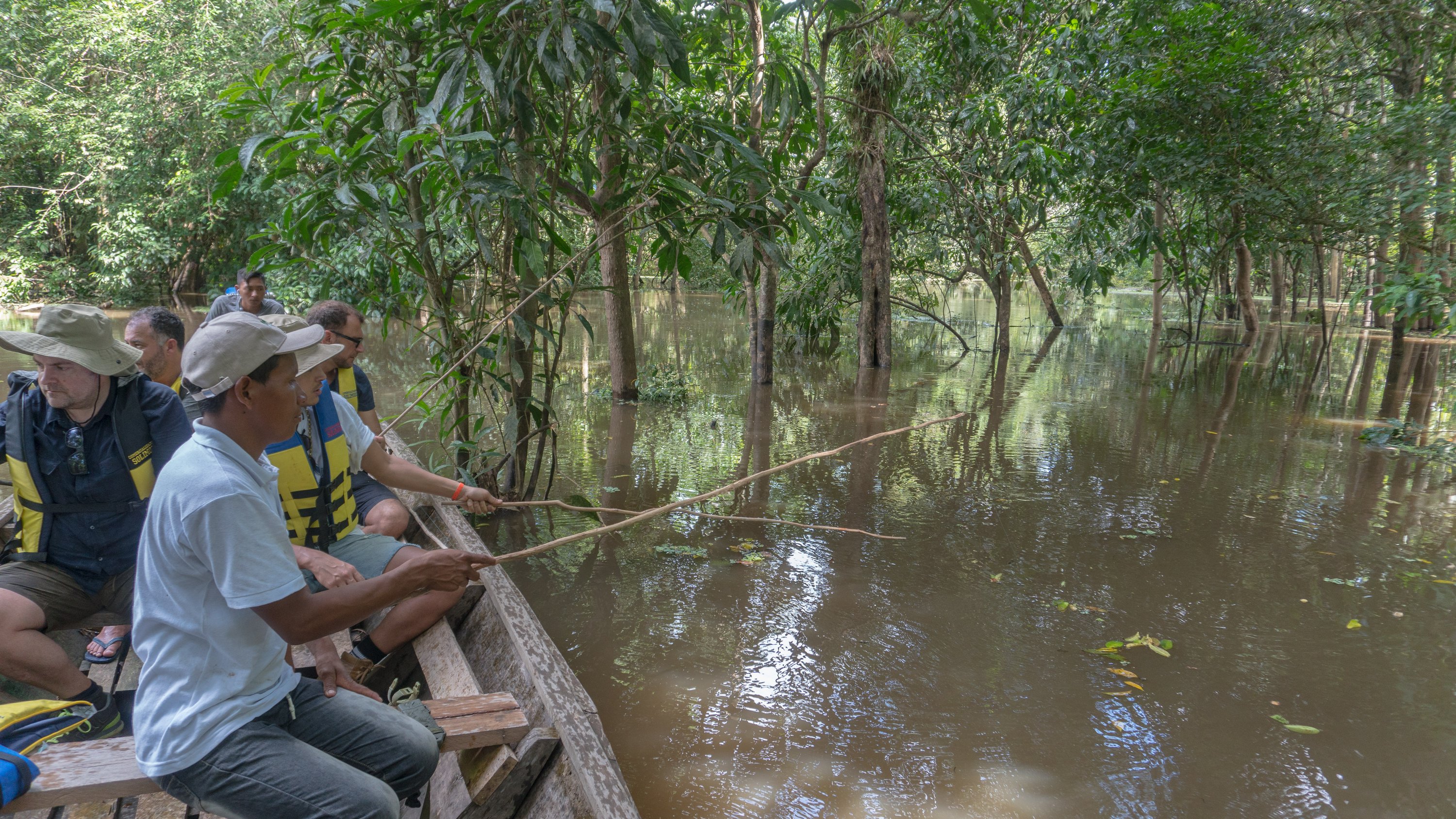 Pesca en el Amazonas
